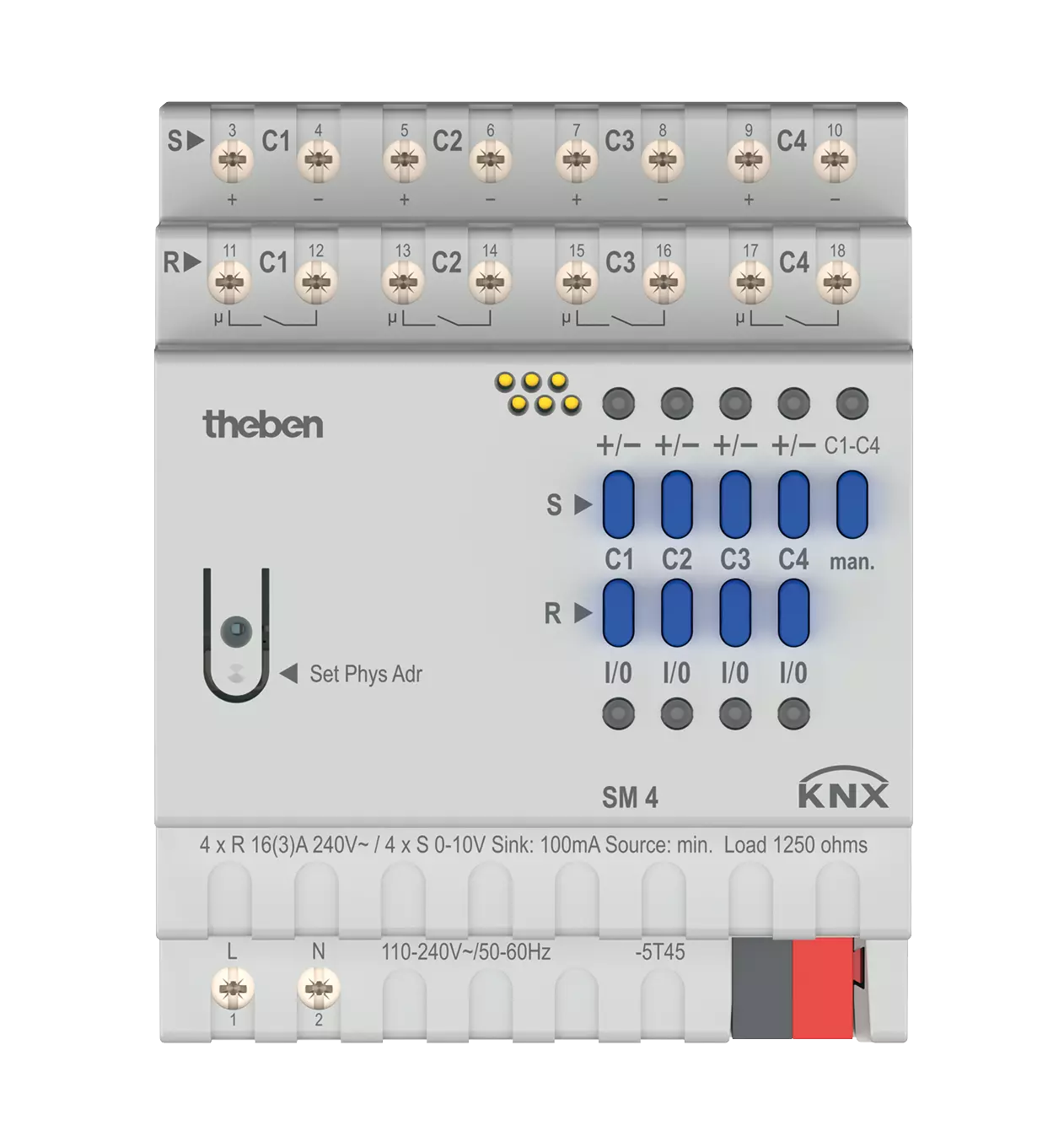 SM 4 KNX | REG-Aktoren und Gateways | KNX | Theben
